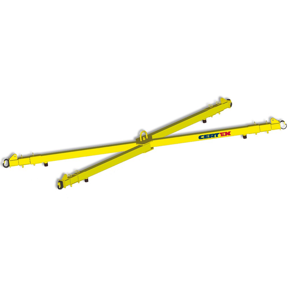 Foldable crossbeam with double pullout | CERTEX Denmark